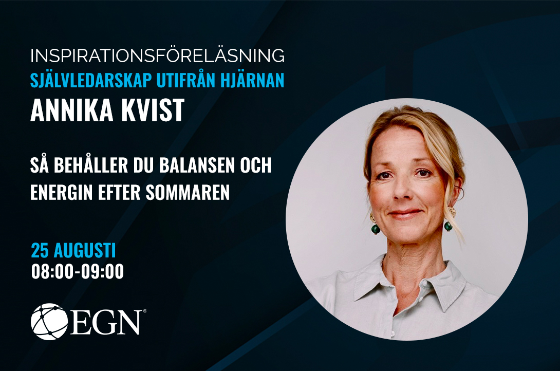 EGN Inspiration | Självledarskap urifrån hjärnan | EGN.se